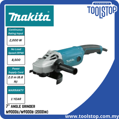 MAKITA 7" ANGLE GRINDER M9000G/M9000B (2000W) | Shopee Malaysia