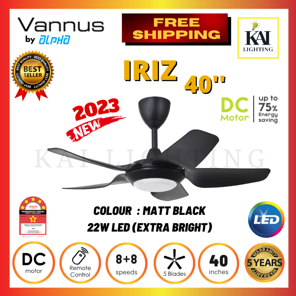 [NEW] ALPHA IRIZ VANNUS IRIZ / IRIZ LED 5B 56" & 40'' DC Motor Mini ...