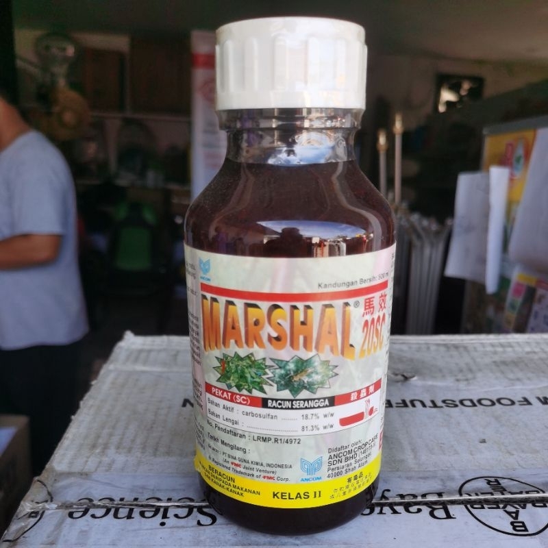 500ml Marshal 20SC Ancom Racun Serangga Thrips / Furadan Air | Shopee ...