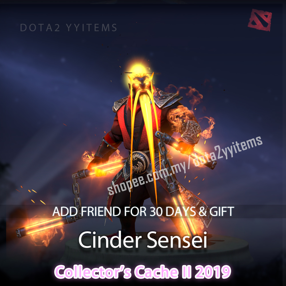[30days as friend] DOTA2 Ember Spirit Cinder Sensei “Collector's Cache ...