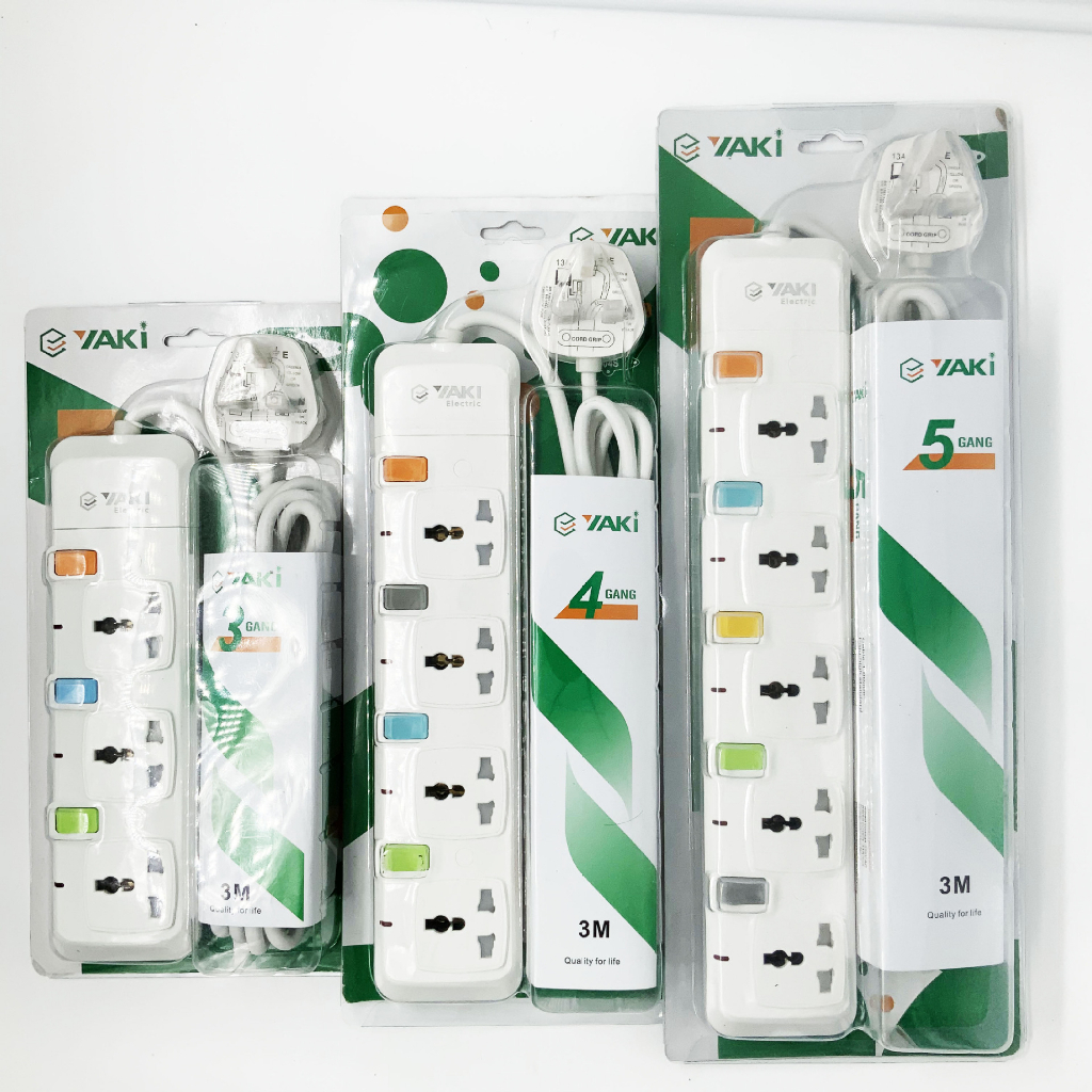 Universal Power Socket/ Multi Adaptor Portable Extension With Neon ...