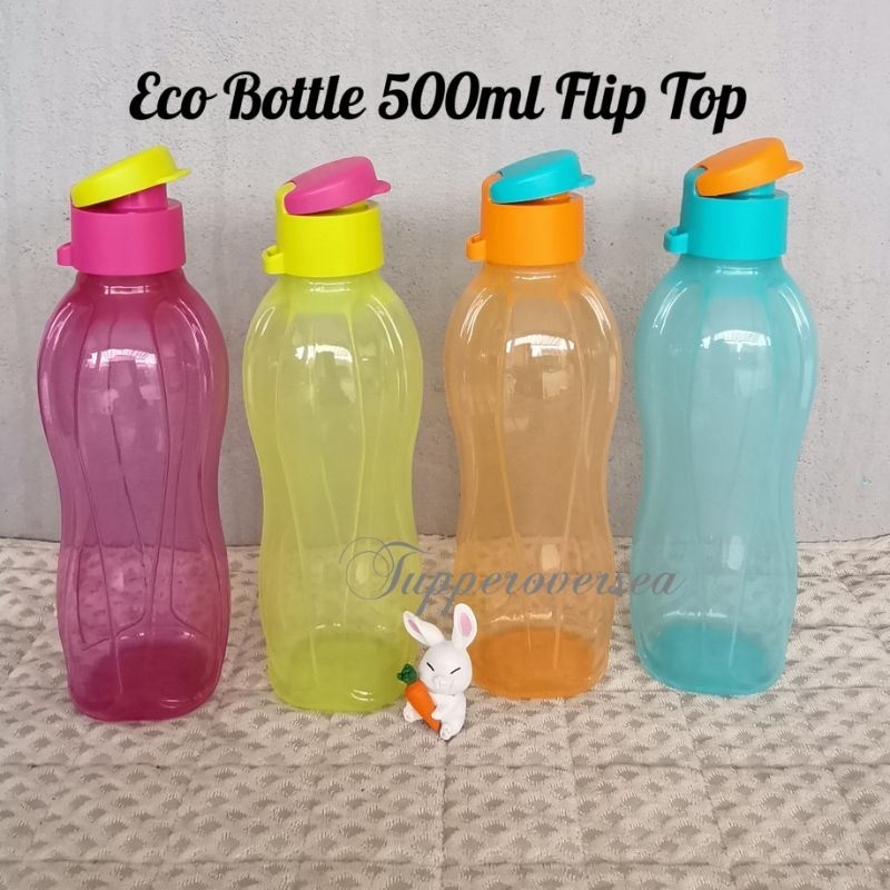 [ New Colour ] Tupperware Eco Bottle Fliptop Cap 500ml | Shopee Malaysia