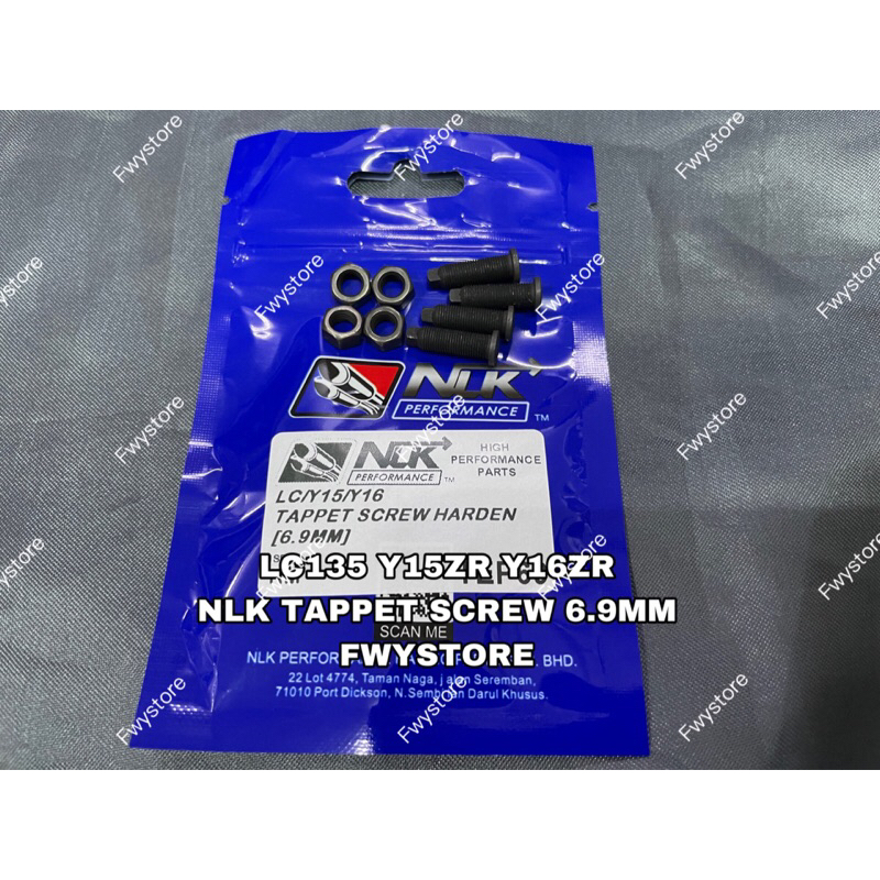 NLK TAPPET SCREW 5.5MM 6.9MM LC135 Y15ZR Y16ZR ROCKER ARM SCREW ...