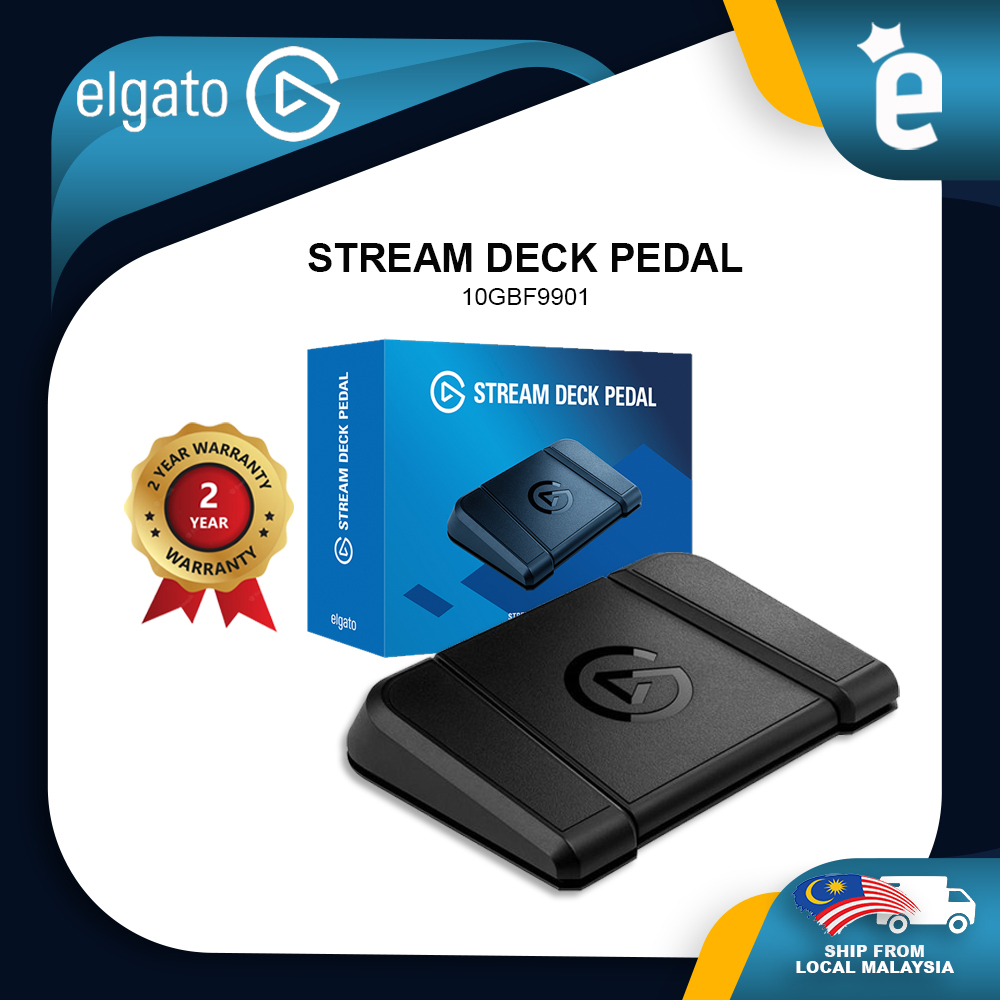 Elgato Stream Deck Pedal - Hands-Free Studio Controller | Shopee Malaysia