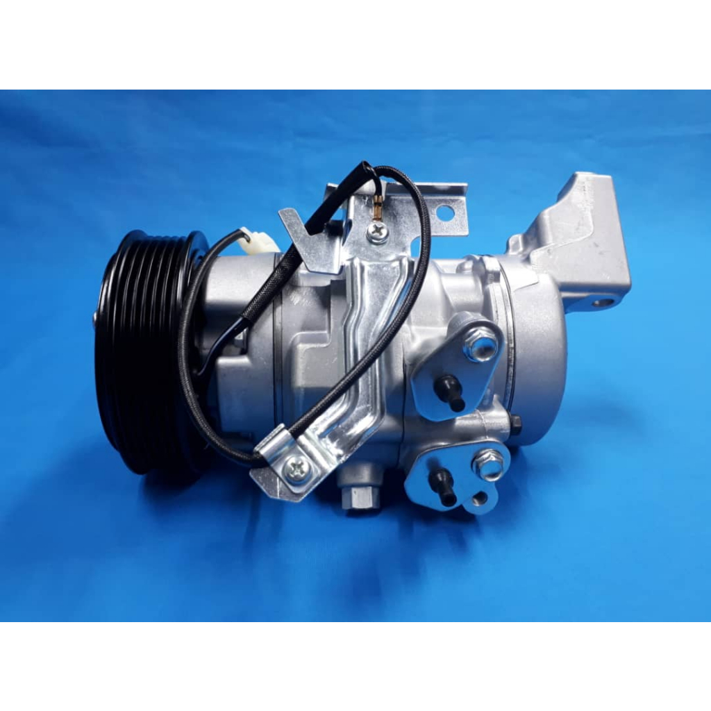 PERODUA BEZZA 1.0 10SA 11C 6PK 12V (NEW) AIR COND COMPRESSOR | Shopee ...