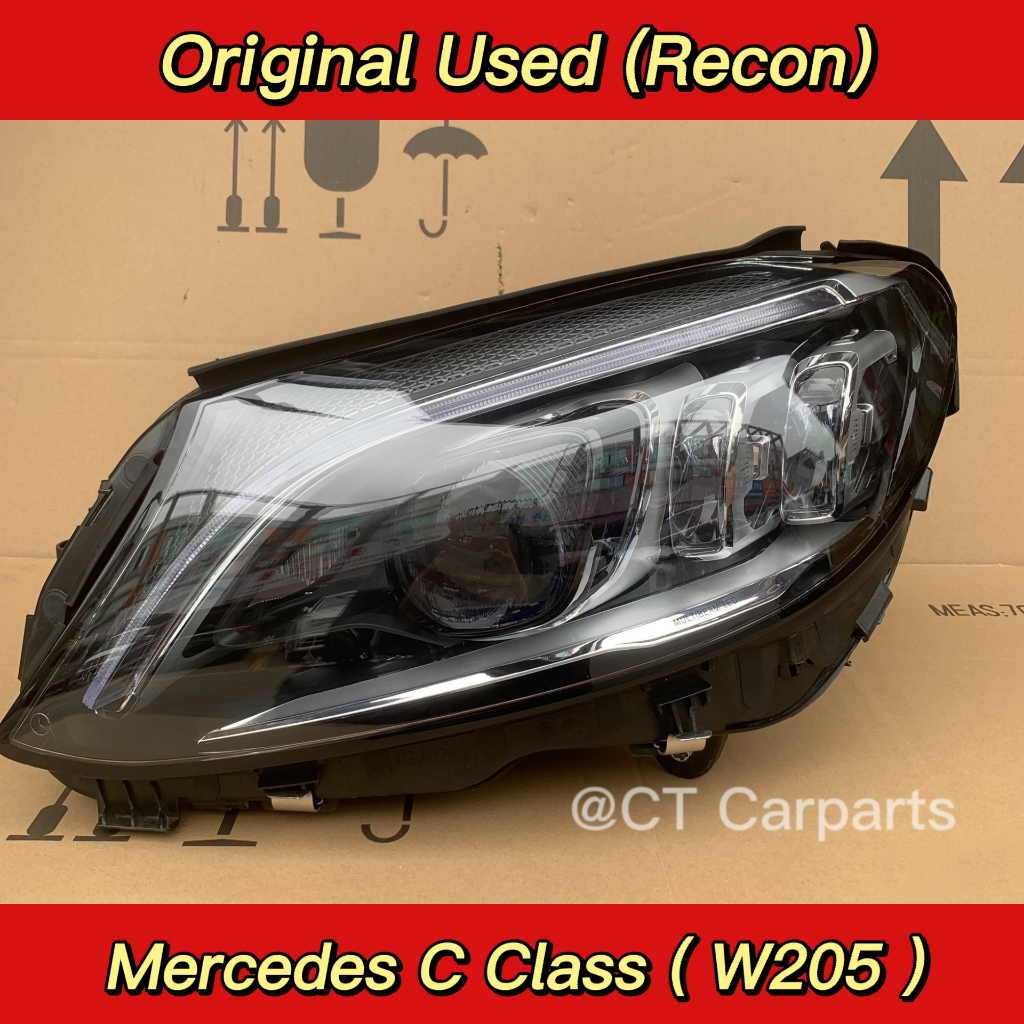 Mercedes C Class W205 Headlamp Original W205 Headlight Original ...