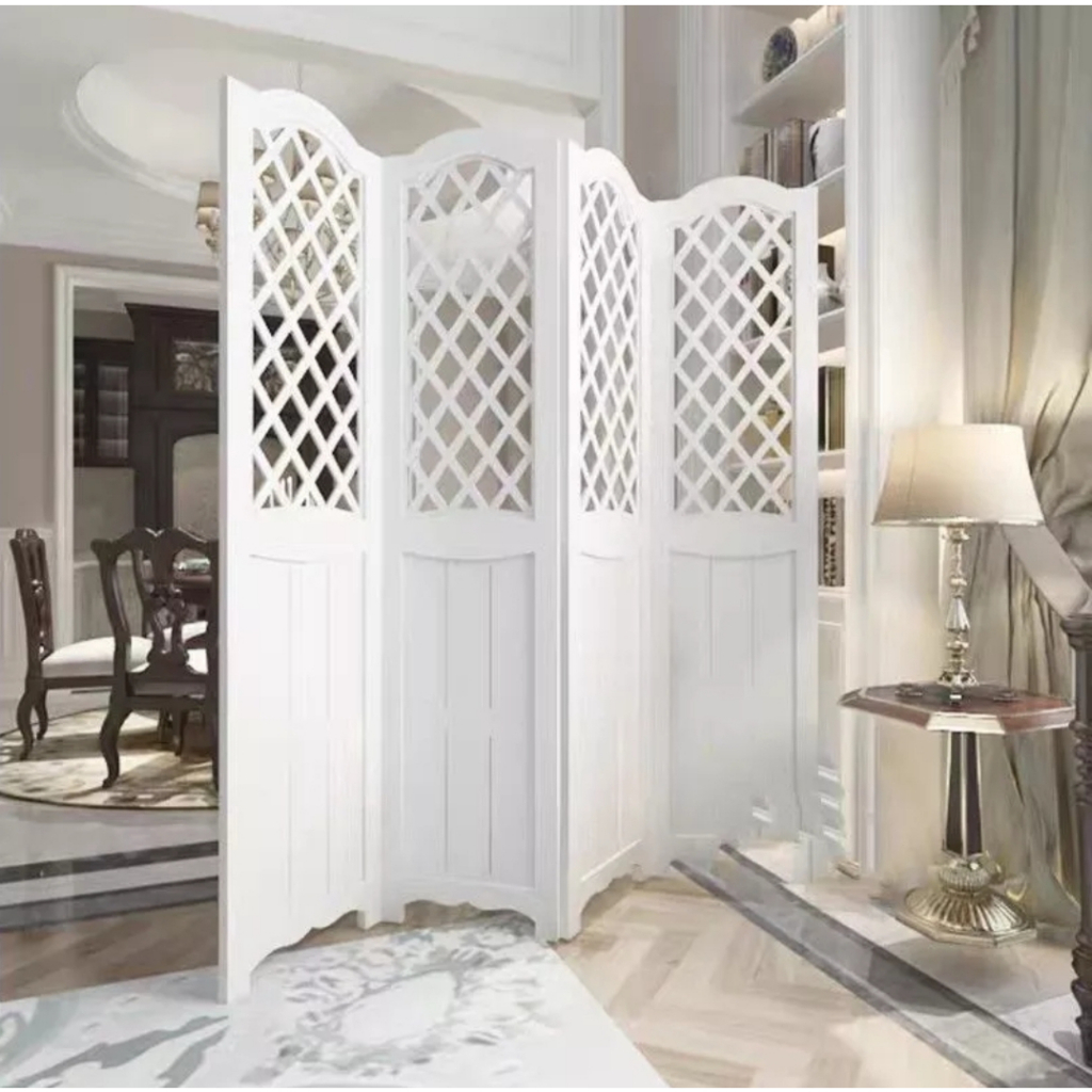Folding screen divider, white divider, screen partition, divider, wall ...