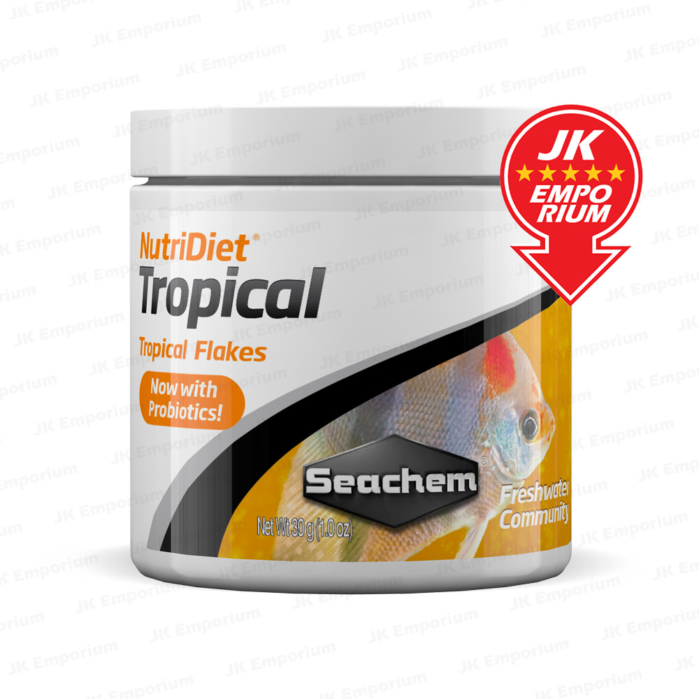 Seachem NutriDiet Tropical Flakes Probiotics Formula Immune System ...
