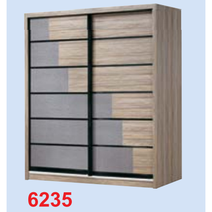 (INSTALLATION) 6FT X 9FT Height Custom Made Sliding Wardrobe/ Melamine ...
