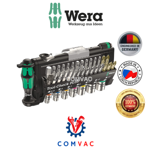Wera 056490 Tool-Check Bit & Ratchet Set with Sockets-Metric | Shopee ...