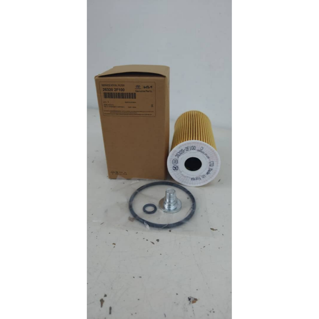 HYUNDAI SANTA FE OIL FILTER (26320-2F000)(26320-2F100)(OX377) | Shopee ...