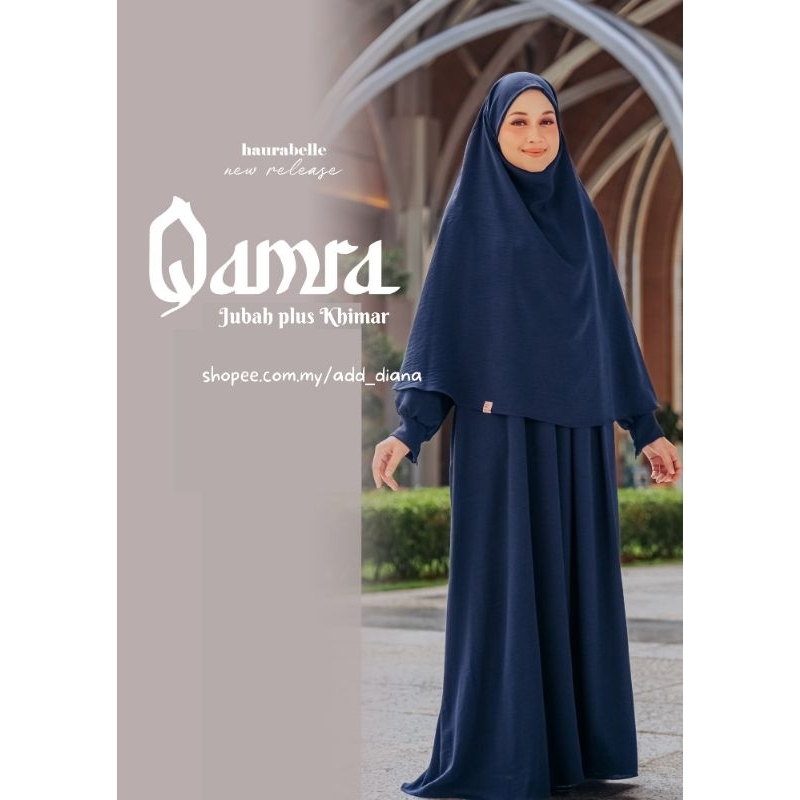 READY STOCK JUBAH QAMRA + KHIMAR UMRAH COLLECTION BY HAURABELLE ...