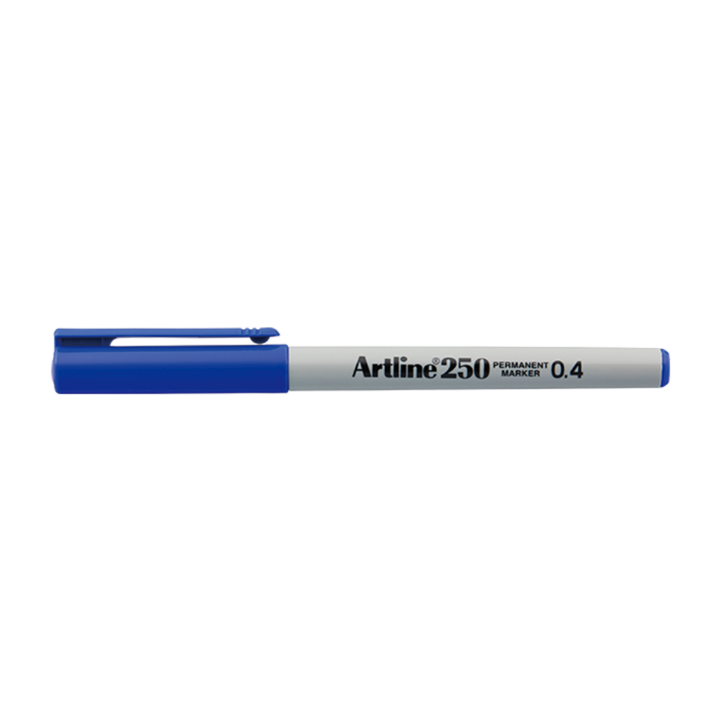 Artline 250 Writing Pen Fine Point Permanent Ink 8 Colours | Shopee ...