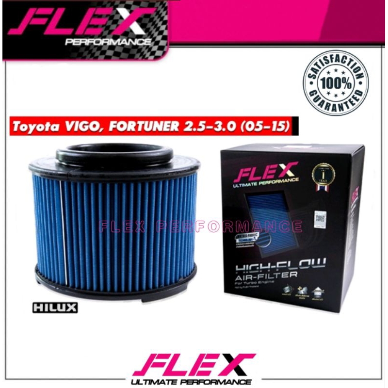 FLEX AIR FILTER TOYOTA HILUX VIGO KUN25 KUN26 FORTUNER INNOVA FORD ...