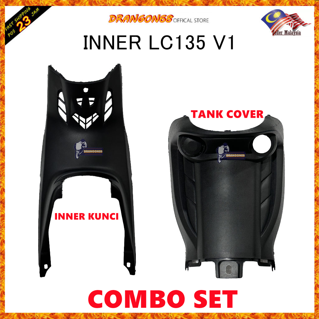 LC135 V1 YAMAHA LC V1 BLACK INNER COVER TANK COVER INNER KUNCI INNER ...