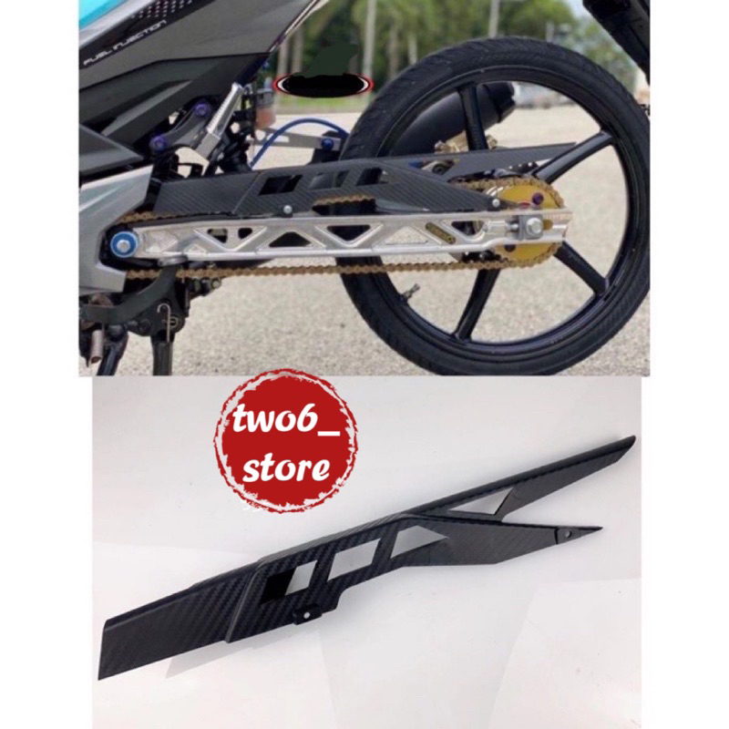 Chain Cover Penutup Rantai Yamaha Y15 Y15ZR V1 V2 Y16 Y16ZR Hard ...