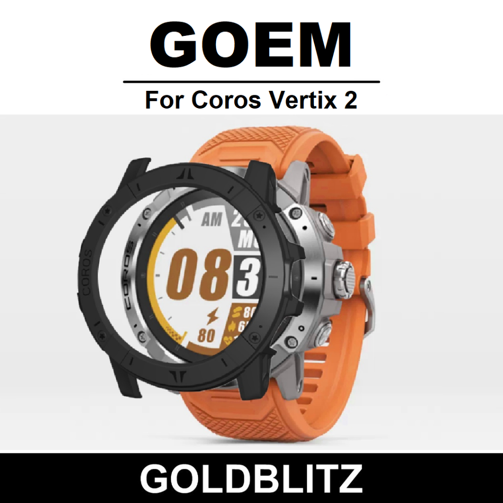 GOEM Protective Case For Coros Vertix 2 Cover Smart Watch TPU Bumper ...