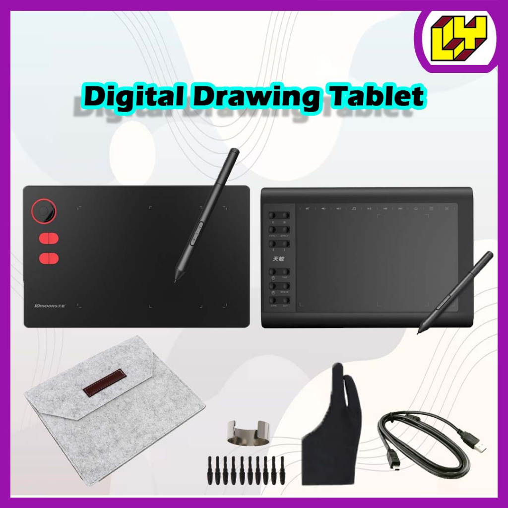 Drawing Pad Drawing Tablet Digital Graphic Tablet Drawing Painting ...