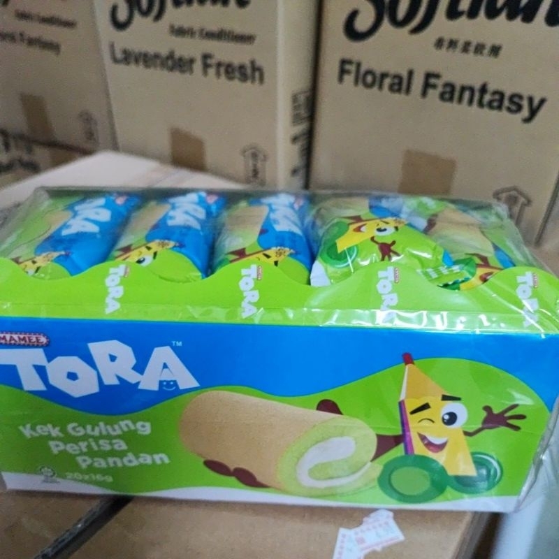 Tora Swiss Roll Box- gulung perisa chocolate 7pcs x 16g | Shopee Malaysia