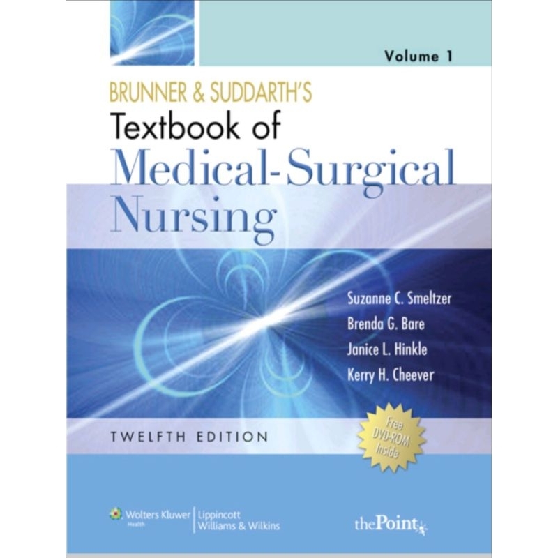 Textbook of Medical-Surgical Nursing (Brunner & Suddarth's) | Shopee ...