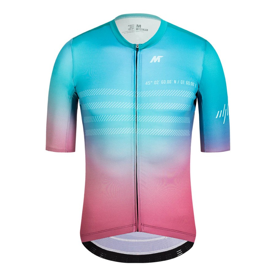 MBO Mysenlan Horizon II Men Short Sleeve Cycling Jersey - BEGONIA RED ...