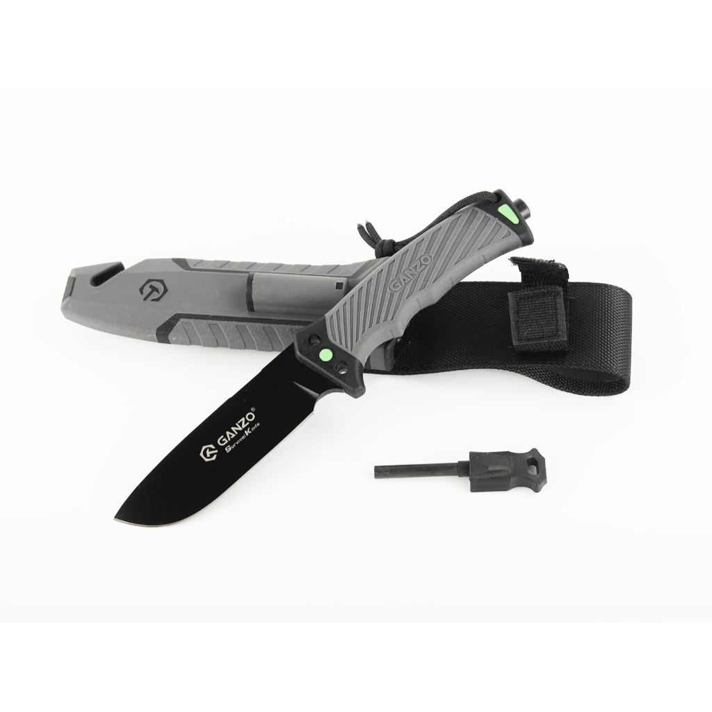 CampBoost Ganzo G8012V2 Camping Knife Survival Outdoor Knife Bushcraft Knife Ganzo Knife Ganzo ...