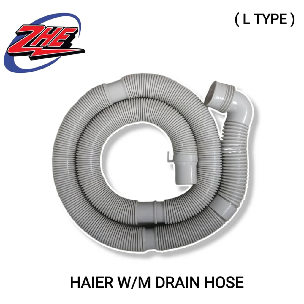 HAIER WASHING MACHINE DRAIN OUTLET HOSE PIPE L-SHAPE / PAIP KELUAR AIR ...