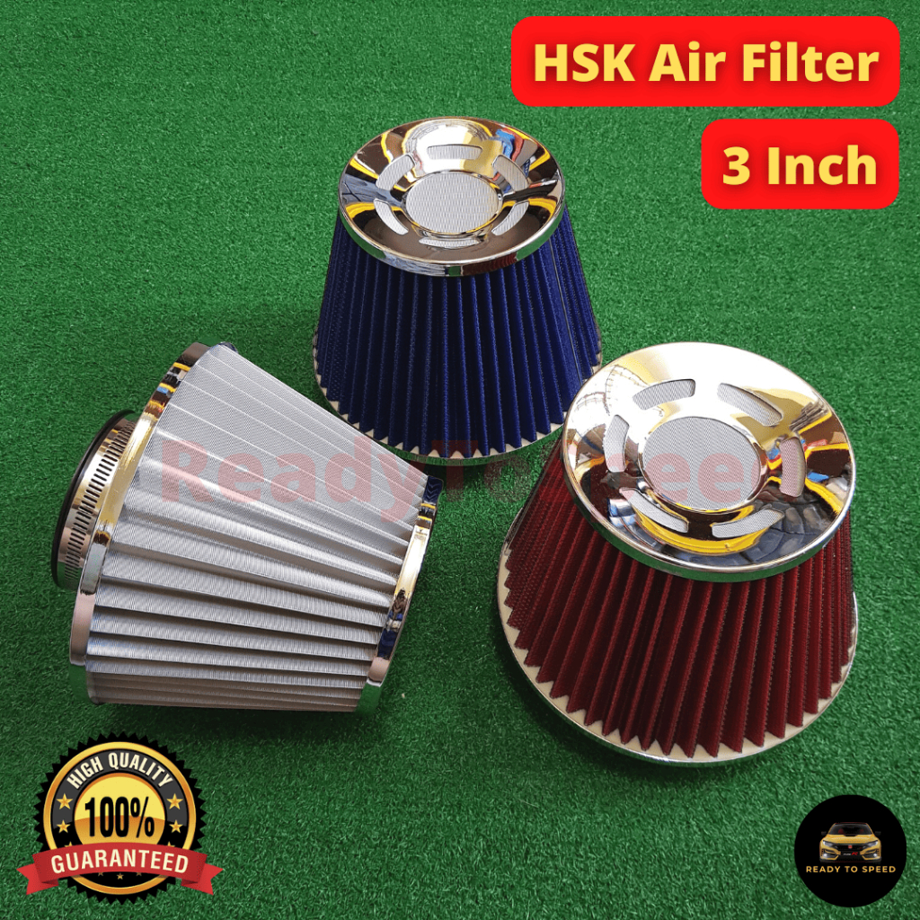 HSK Blitz Type Universal Urethane Air Intake Filter 3 Inch 76MM - Big ...