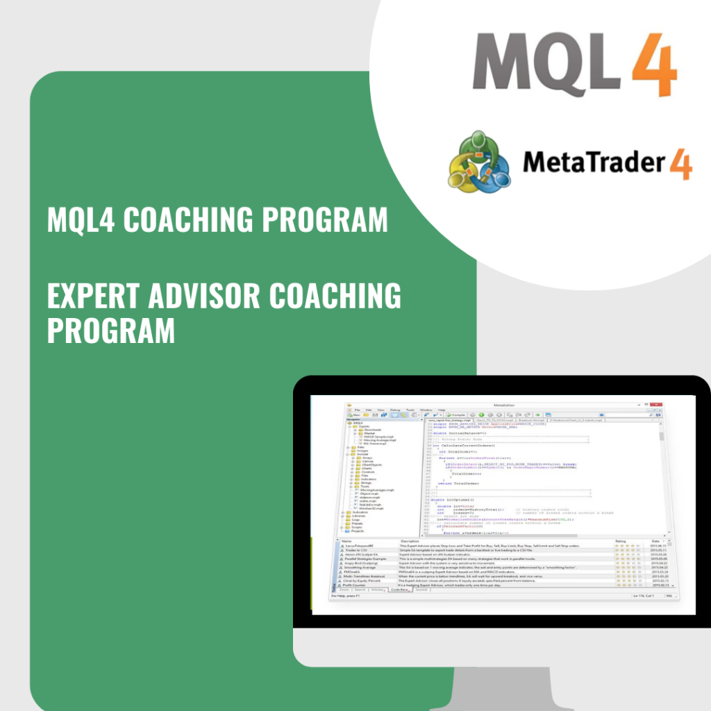 Expert Advisor & MQL4 Coaching Program (Cheapest in Malaysia) | Shopee Malaysia
