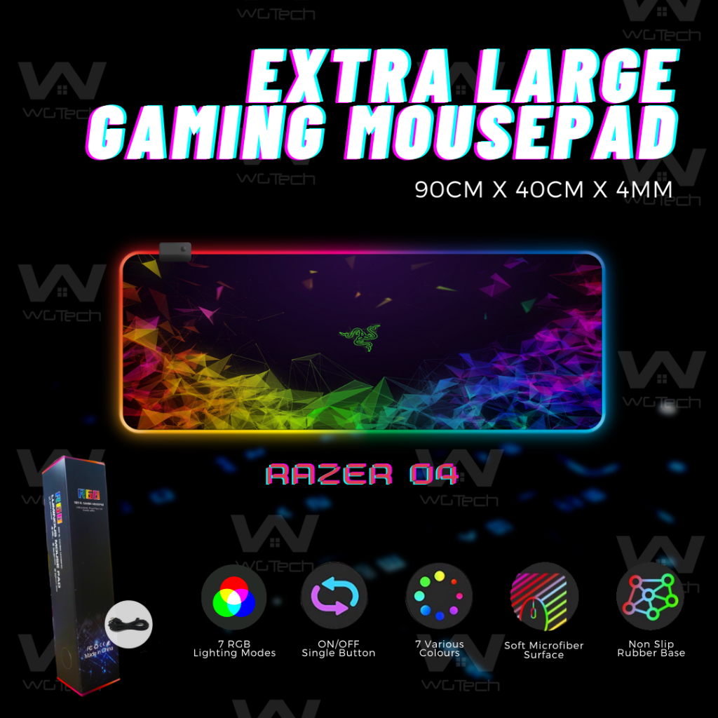🔥EXTRA LARGE RGB MOUSE PAD🔥 | Shopee Malaysia