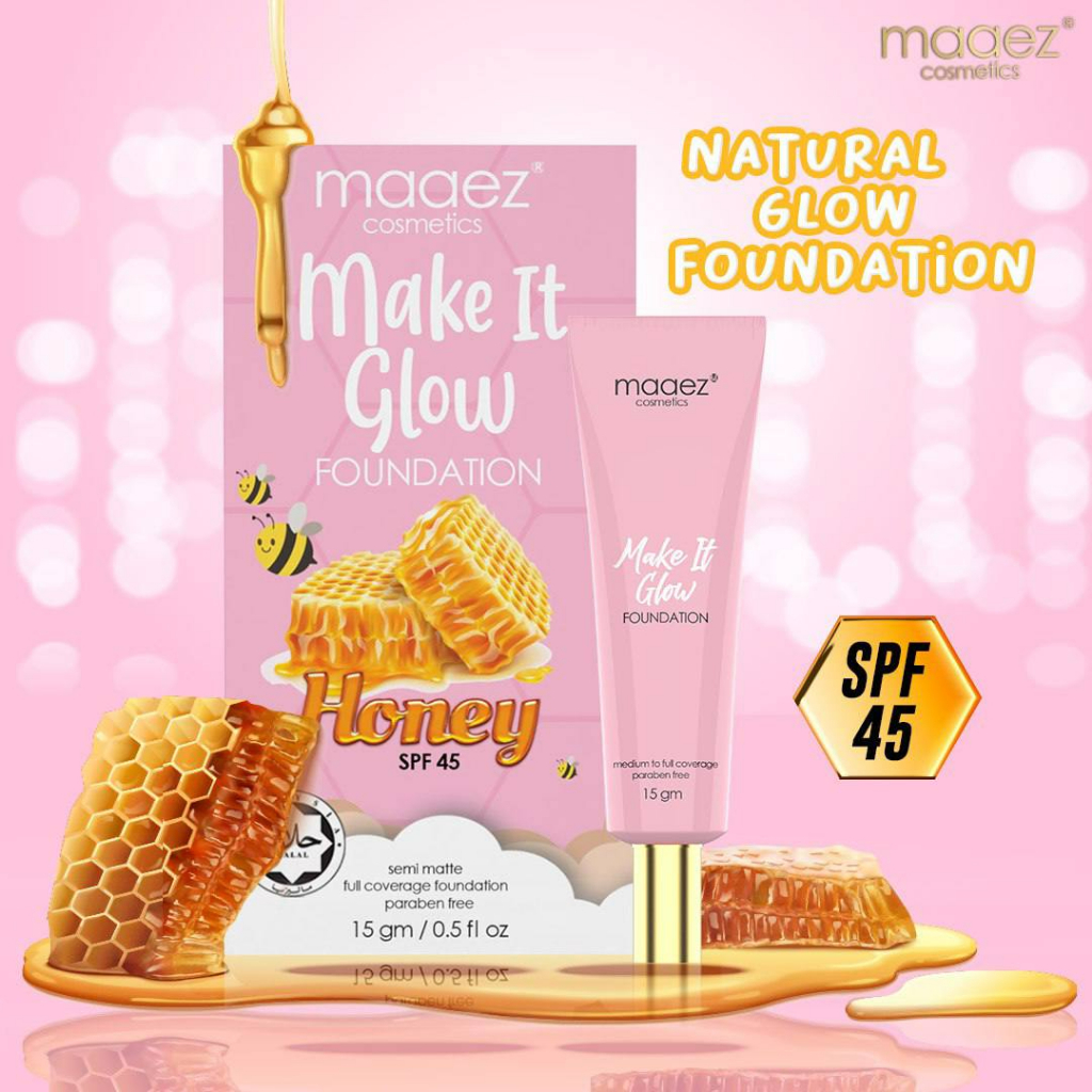 Maaez Foundation Make It Glow by Maaez Cosmetics | Shopee Malaysia