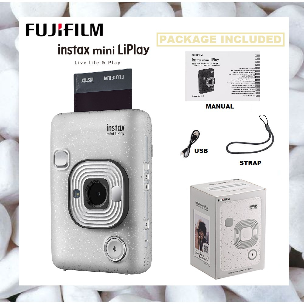 (Ready Stock)Fujifilm Instax Mini LiPlay Hybrid Instant Camera (Fujifilm Malaysia) | Shopee Malaysia