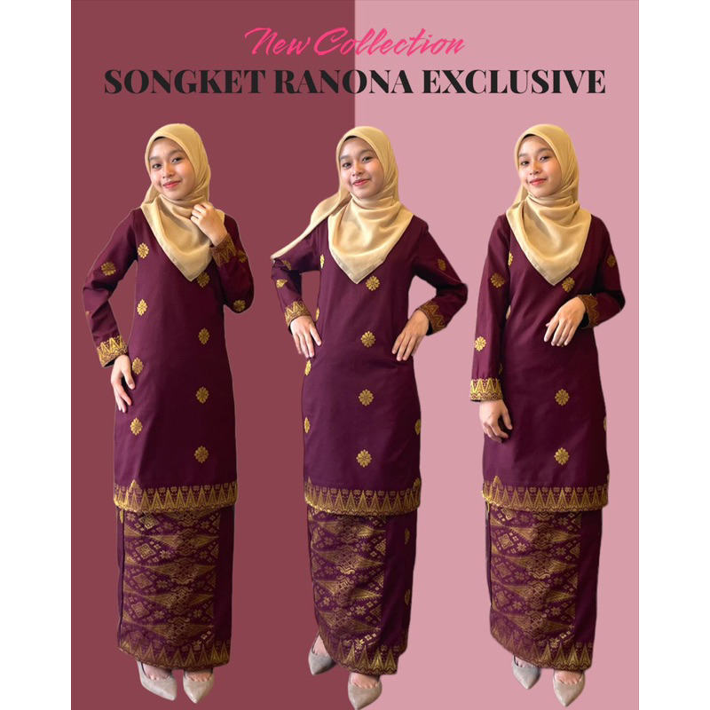 READY STOK 🔥🔥🔥BAJU KURUNG MODEN SONGKET TENUN ASLI🔥🔥🔥 BAJU KURUNG RAYA ...