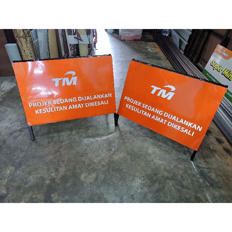 PAPAN TANDA TM PROJEK SEDANG DIJALANKAN | Shopee Malaysia