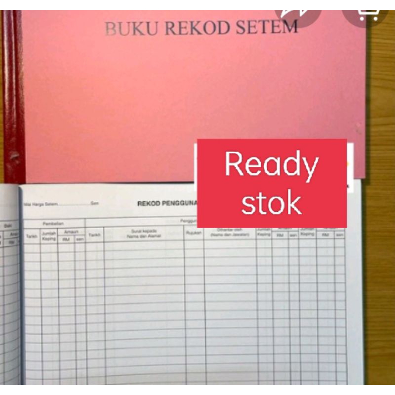 BUKU DAFTAR REKOD SETEM | Shopee Malaysia