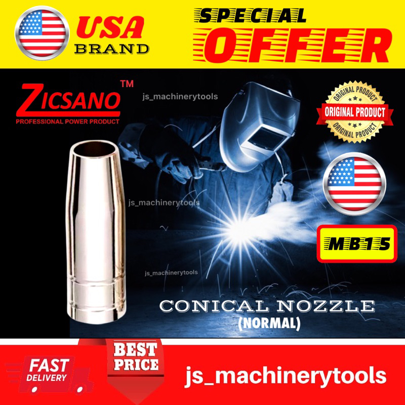 (1PC) MIG MB15 Gas Nozzle / MB15 MIG Tip Holder / MB15 MIG Contact Tip 0.8mm/1.0mm 1.2mm/ Aco I ...