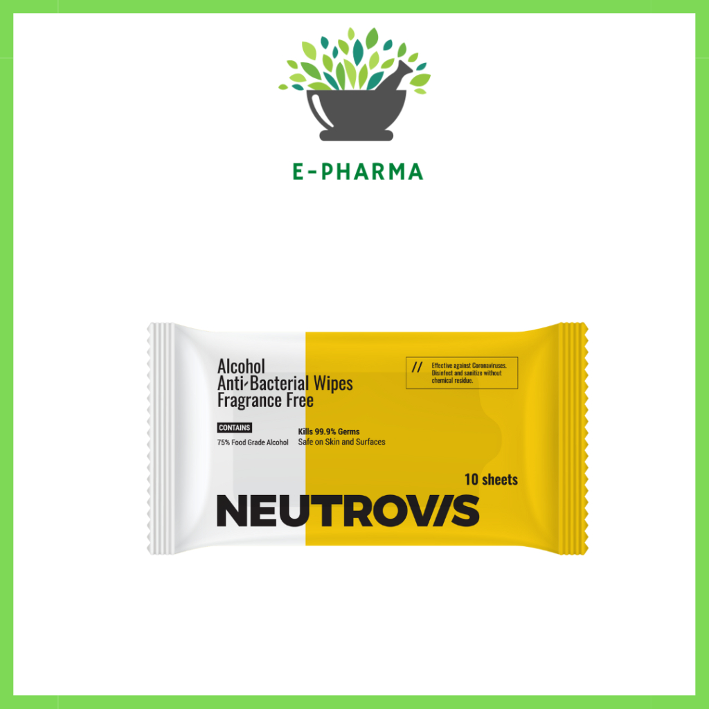 NEUTROVIS ALCOHOL AB WIPES 10'S | Shopee Malaysia