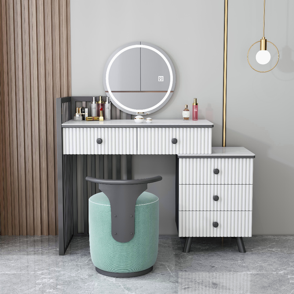 Slate dressing table/bedroom dressing table/light luxury simple ...