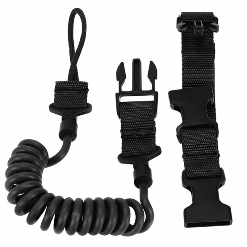【Ready Stock】Multi Functional Tactical Safety Spring Lanyard | Shopee ...