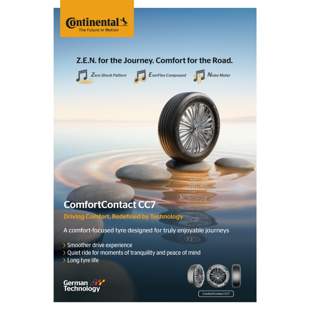 13 14 15 16 inch Continental ComfortContact 7 CC7 Tyre (FREE ...