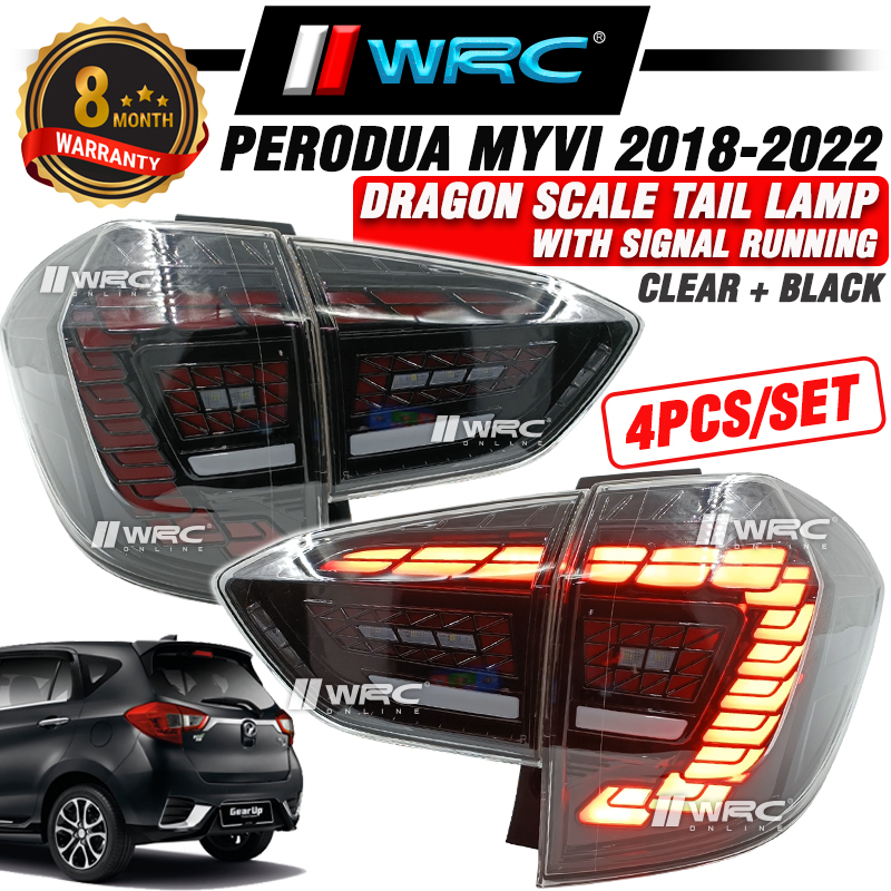 Perodua Myvi 2018 - 2022 Dragon Scale Tail Lamp With Signal Running ...