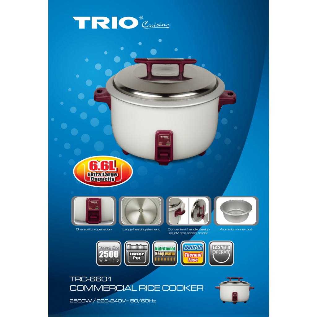 TRIO CONVENTIONAL RICE COOKER 10.0L/8.5L/6.6L | Shopee Malaysia