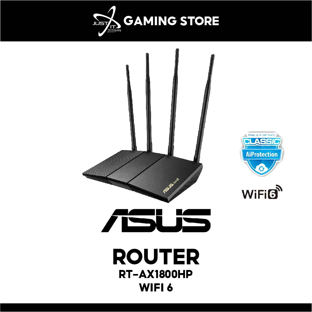 ASUS RT-AX1800HP AX1800 Dual Band WiFi 6 ROUTER | Shopee Malaysia