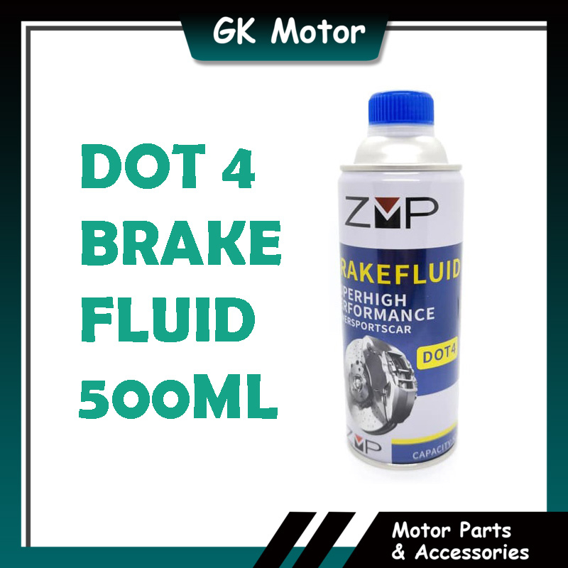 DOT 4 MINYAK BRAKE MOTOR BRAKE OIL DOT 4 DISC BRAKE OIL 500ML | Shopee ...