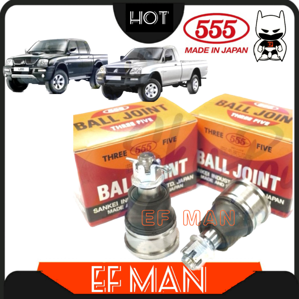JAPAN 555 BALL JOINT MITSUBISHI PAJERO V6 STORM K74 L200 UPPER ARM ...