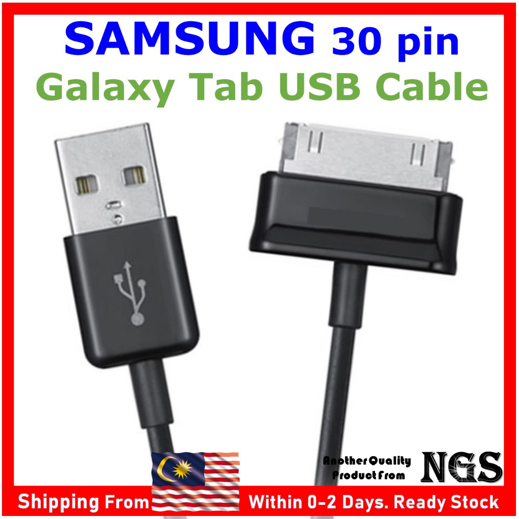 ORl NGS Brand 30pin Charging & Data USB Cable For Samsung Galaxy Tab 10 ...