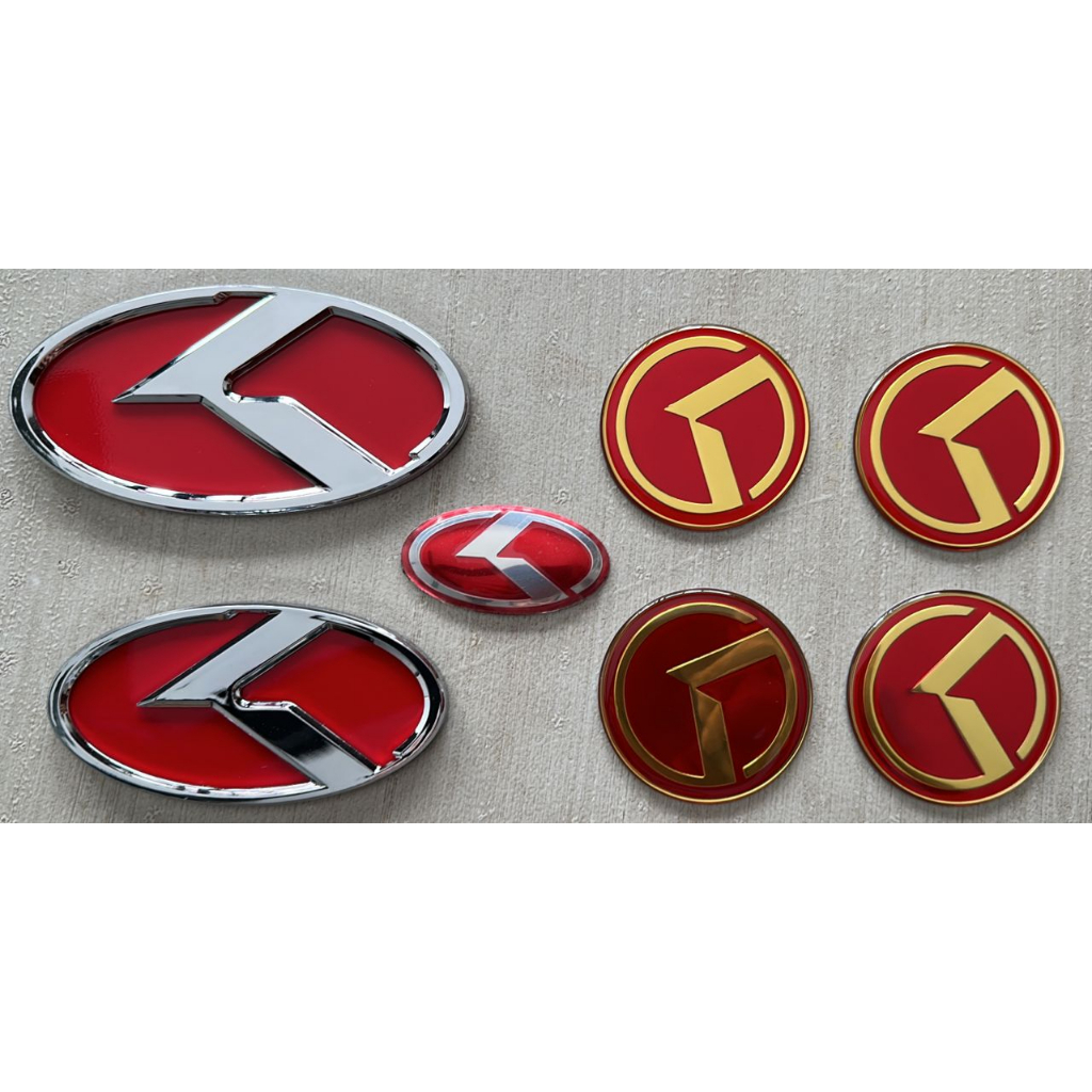 KIA EMBLEM LOGO FOR FRONT, REAR AND STEERING LOGO KIA K5, K3, K2 , K4 ...