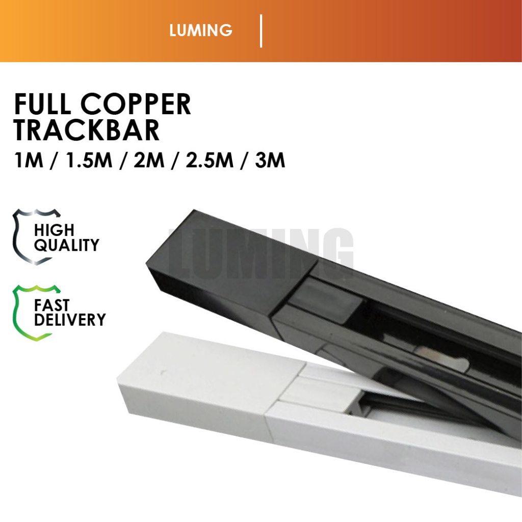 LMG_ High Grade Track Light Bar 1m 1.5m 2m 2.5m 3m Full Copper Wire LED ...