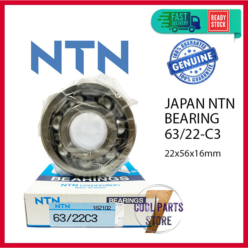 63/22 C3 NTN Honda Wave 125 Crankshaft Bearing Japan NTN 6322 C3 - 100% ORIGINAL | Shopee Malaysia