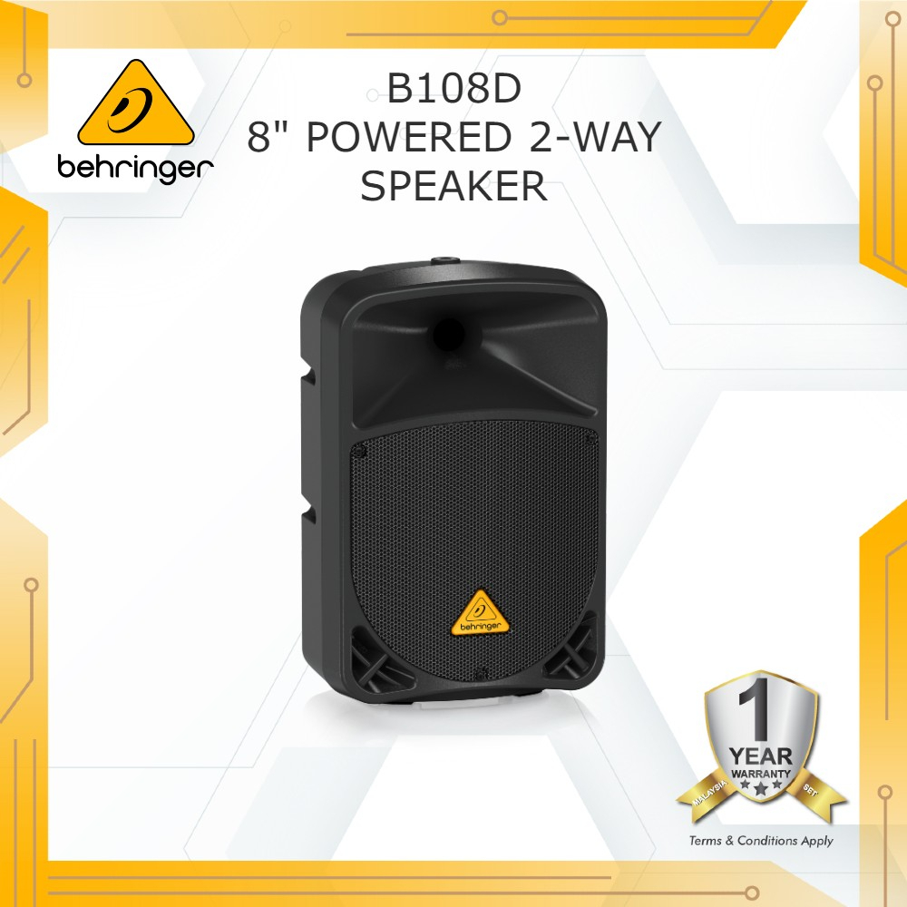 BEHRINGER EUROLIVE B108D Active 300-Watt 2-Way 8 | Shopee Malaysia